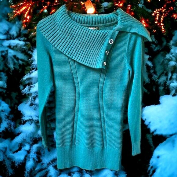 Style & Co. | Sweaters | Style Co Womenslong Sleeve Emerald Green ...